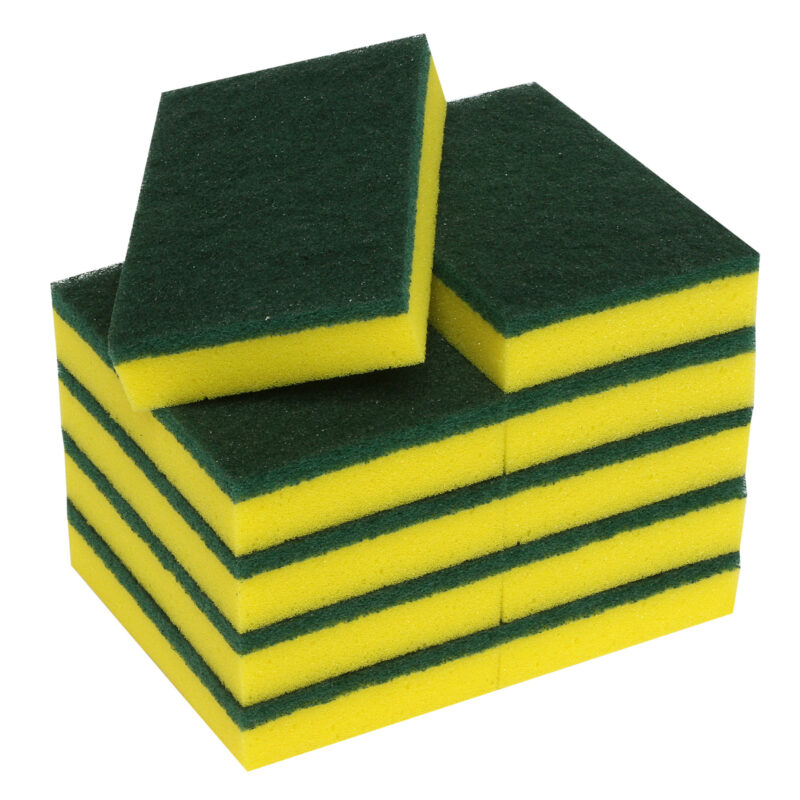 Scourer Sponge Green Yellow - CWP Distributors