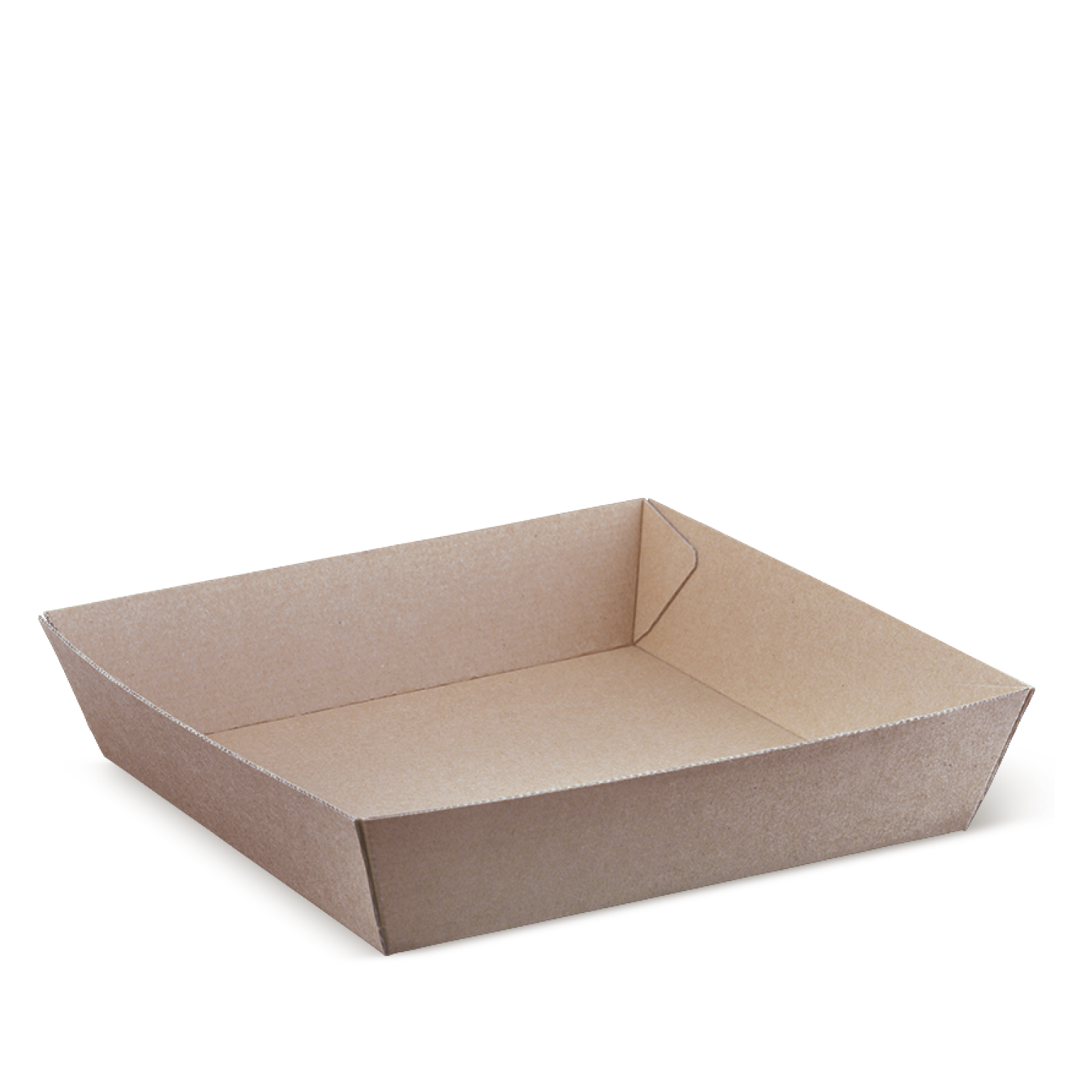 #4 Vantage Food Tray Brown - CWP Distributors