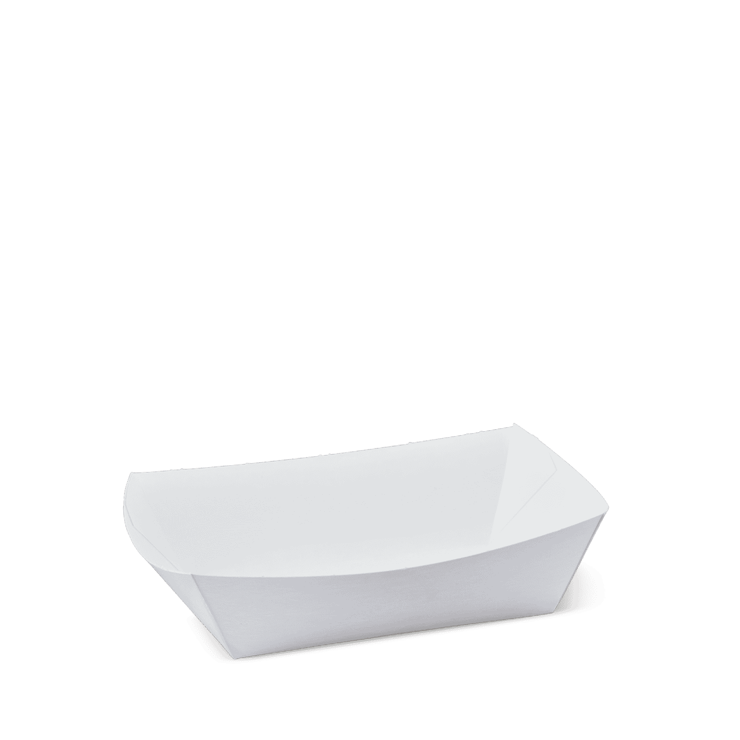 #2 Formed Food Tray White - CWP Distributors