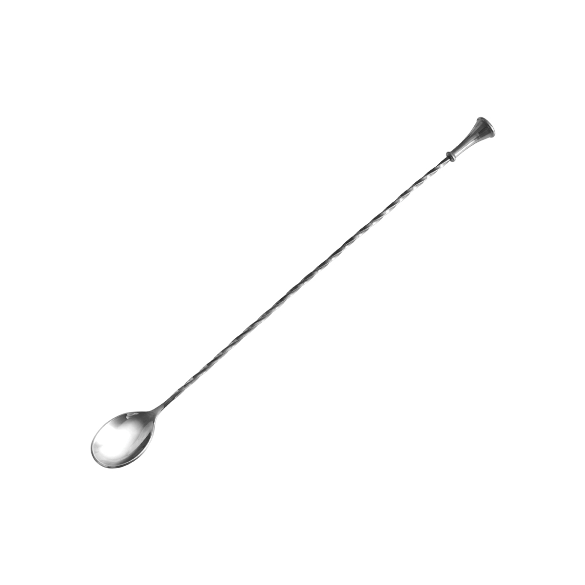 Bar Spoon With Crusher, Bar Spoon-18/10 - CWP Distributors